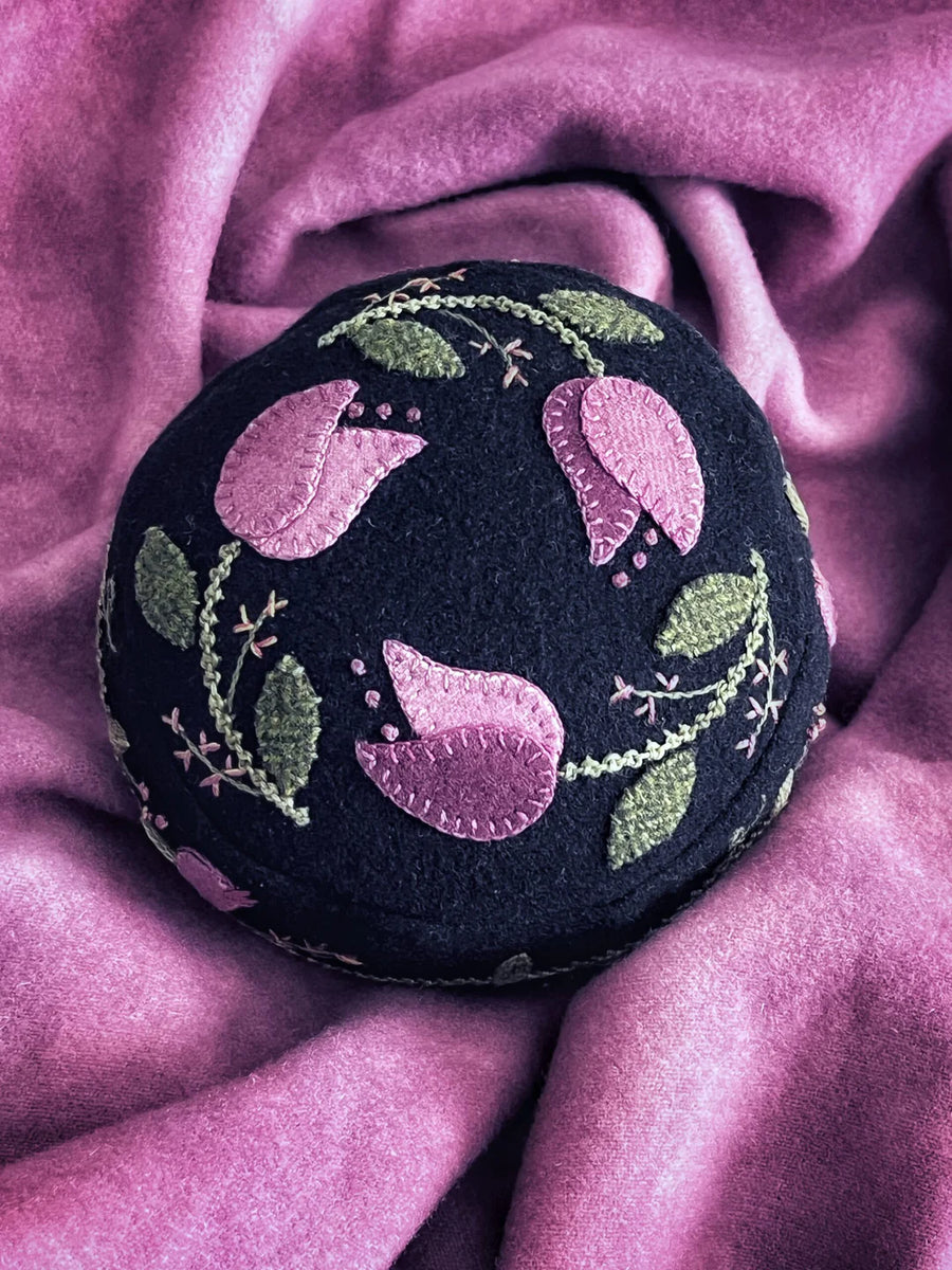 Raspberry Swirl Pincushion – Searsport Rug Hooking