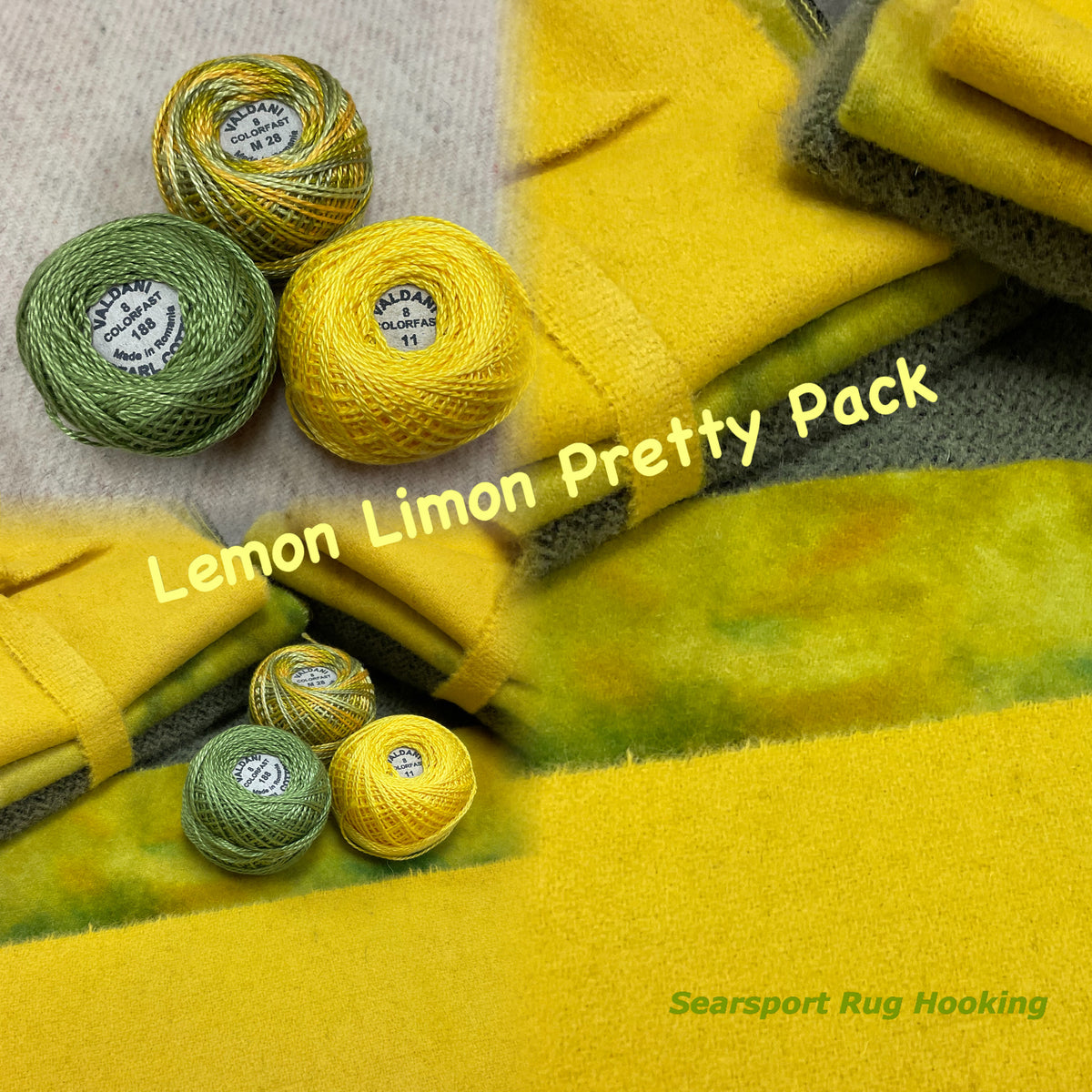 Lemon Limon Pretty Pack #128 – Searsport Rug Hooking