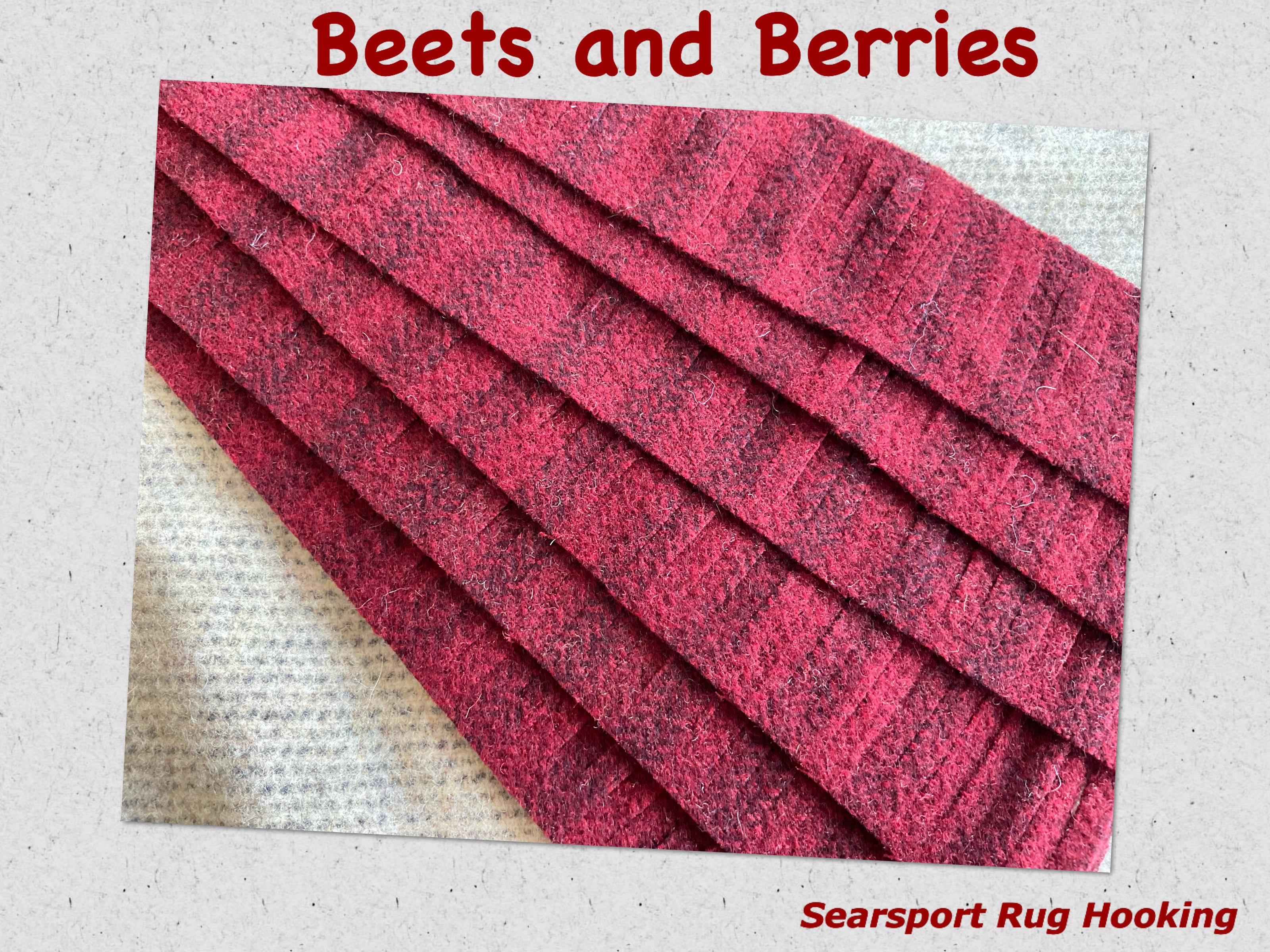 Pre Cut Tree Wool ONLY – Searsport Rug Hooking