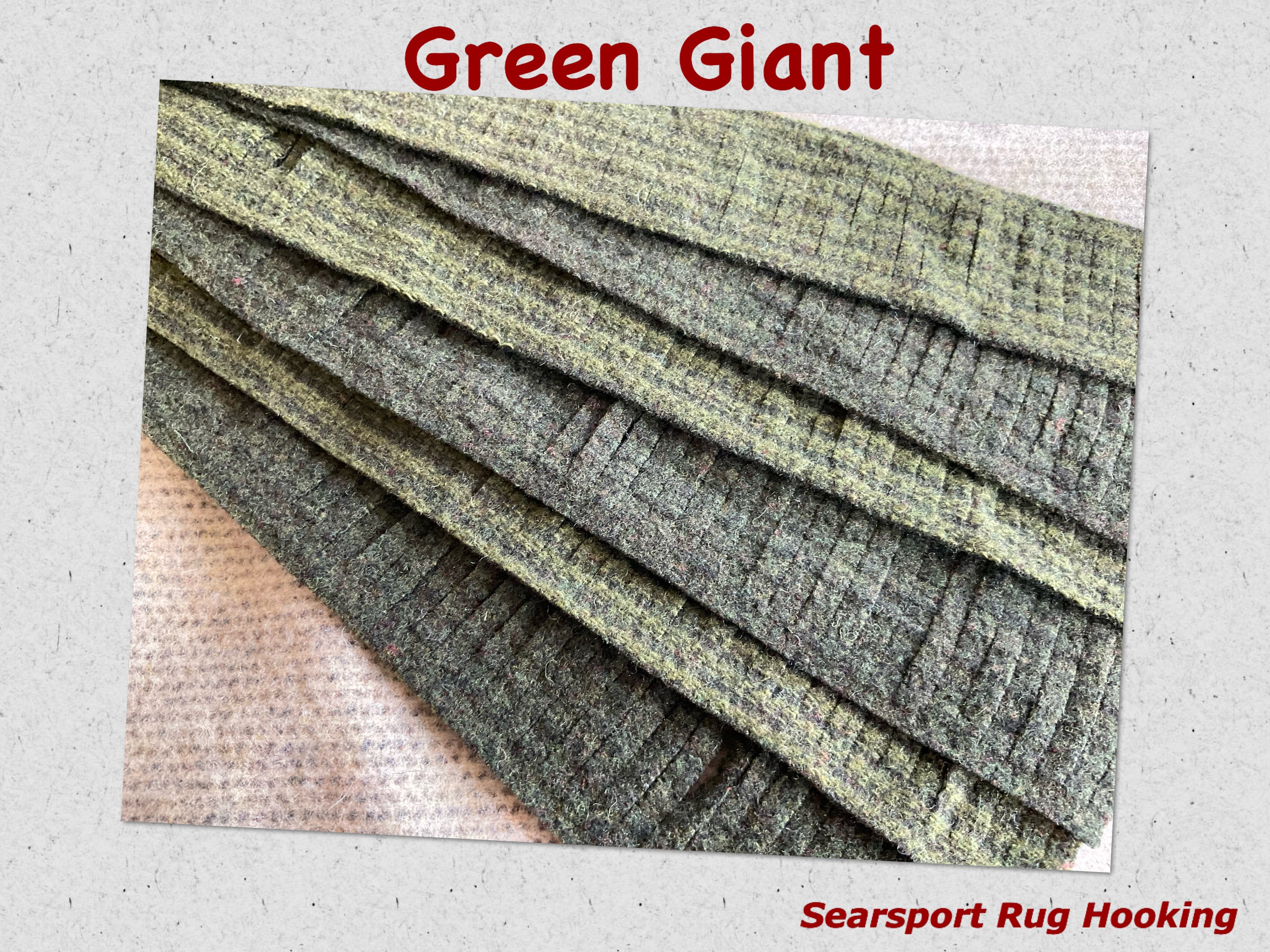Pre Cut Tree Wool ONLY – Searsport Rug Hooking