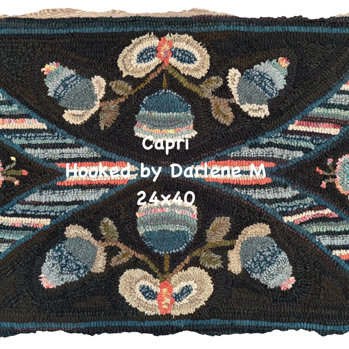 Capri pattern 24X40 – Searsport Rug Hooking