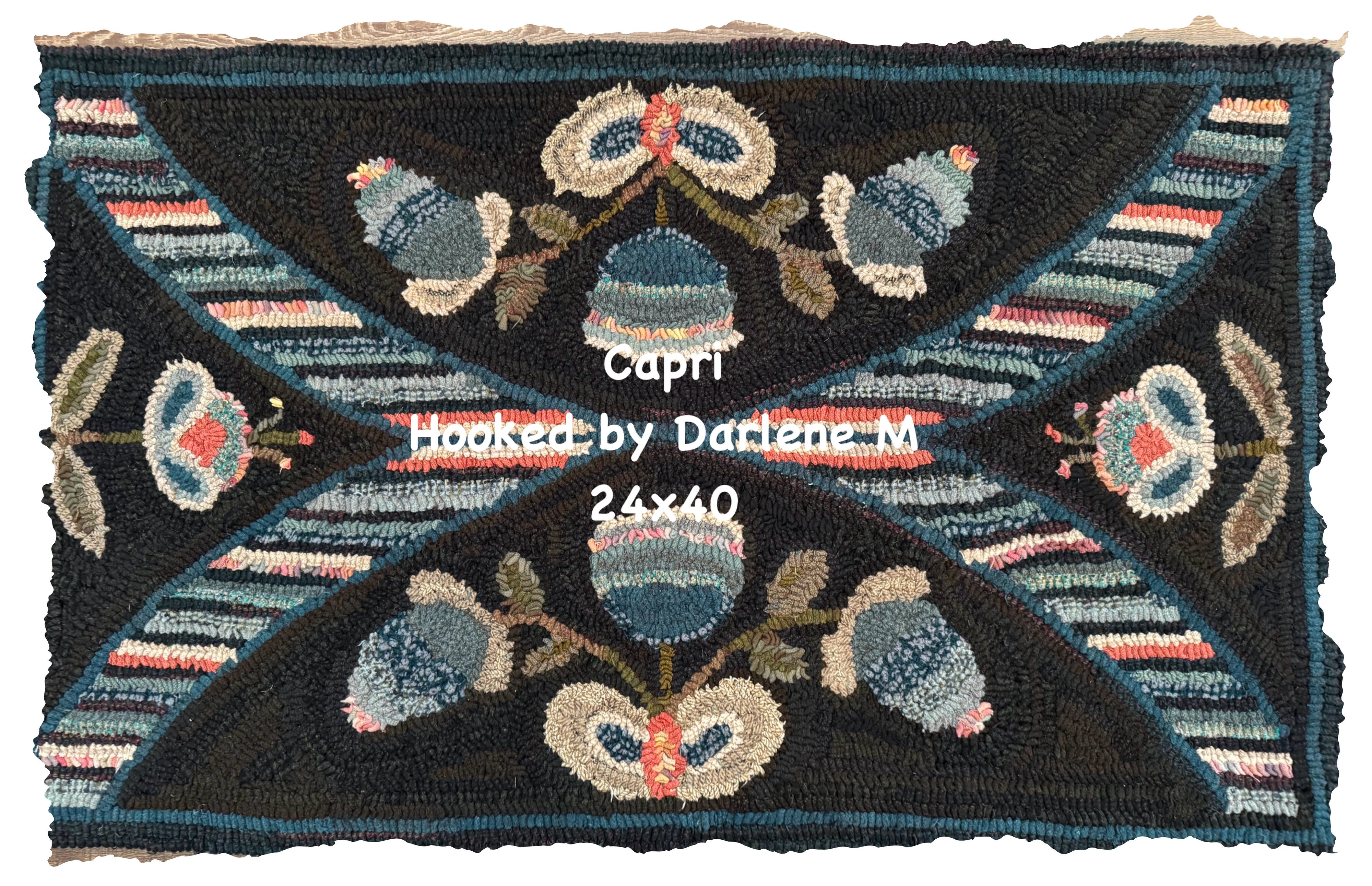 Capri pattern 24X40 – Searsport Rug Hooking