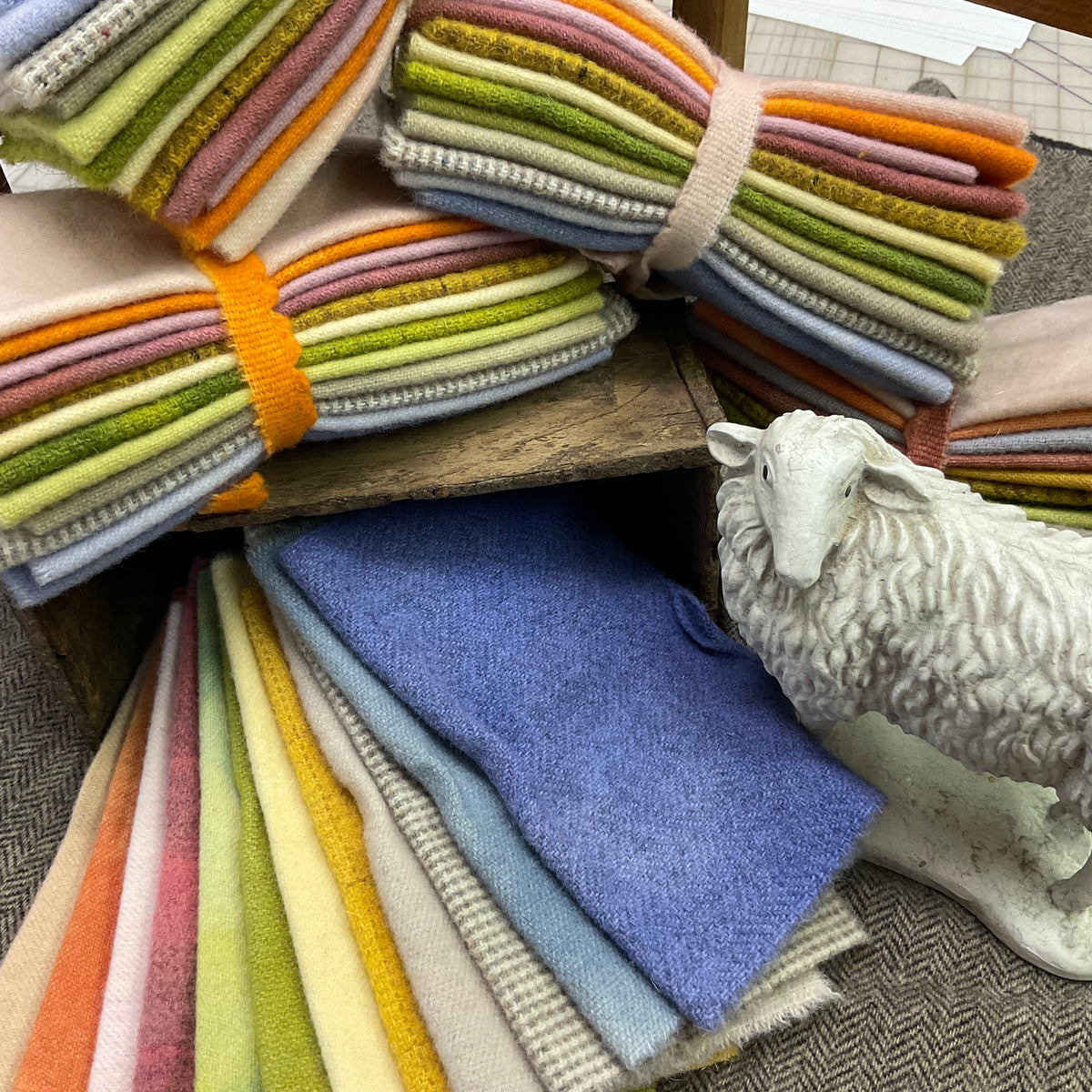 Mixed Wool Bundle #7 – Searsport Rug Hooking