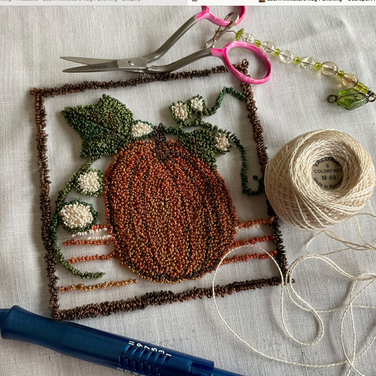 Learn Miniture Punching – Searsport Rug Hooking