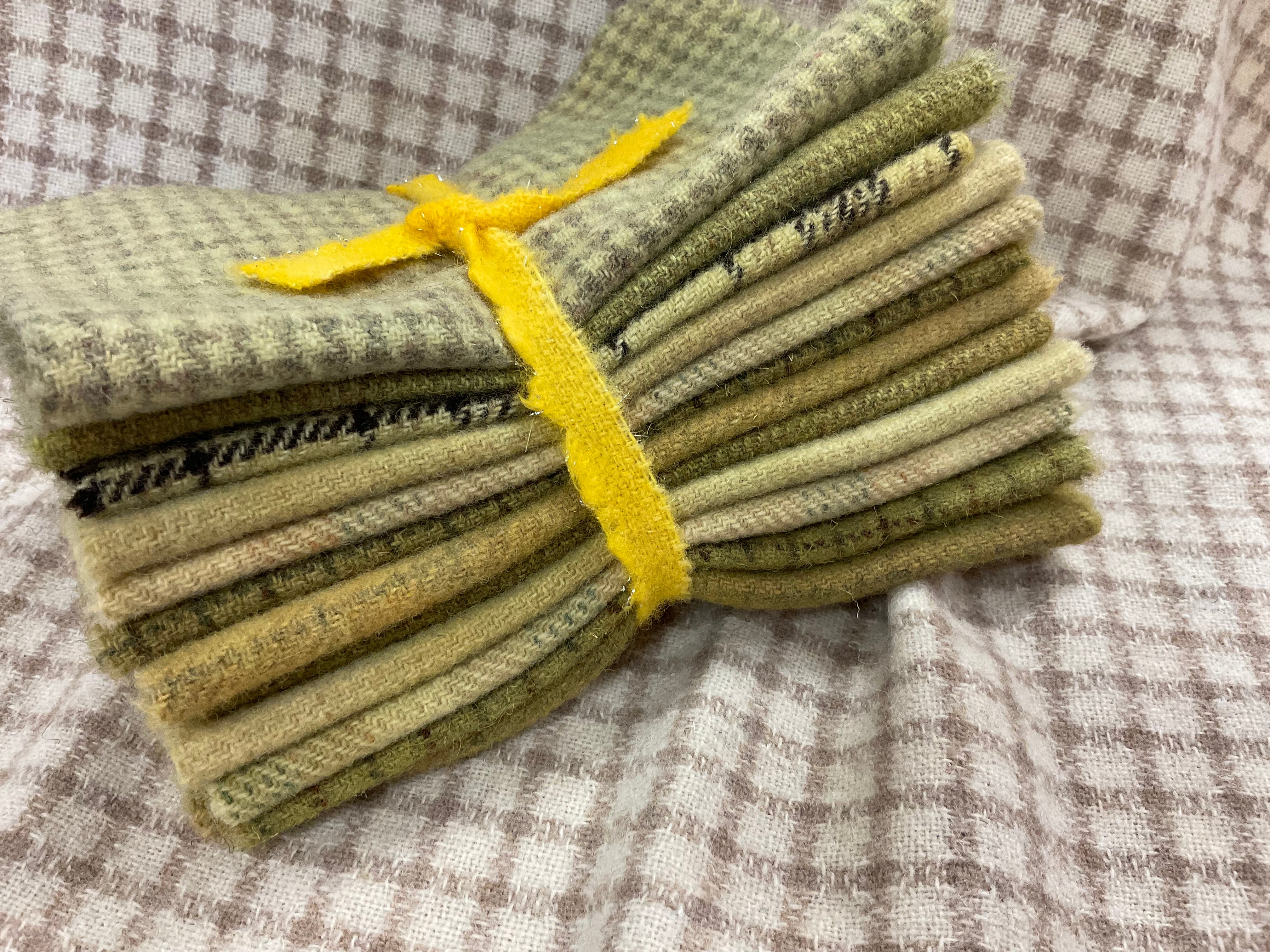 Washed Wool bundles – Searsport Rug Hooking