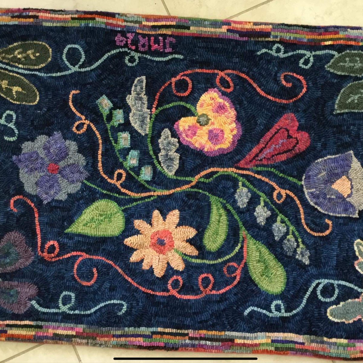 Joan’s Garden – Searsport Rug Hooking