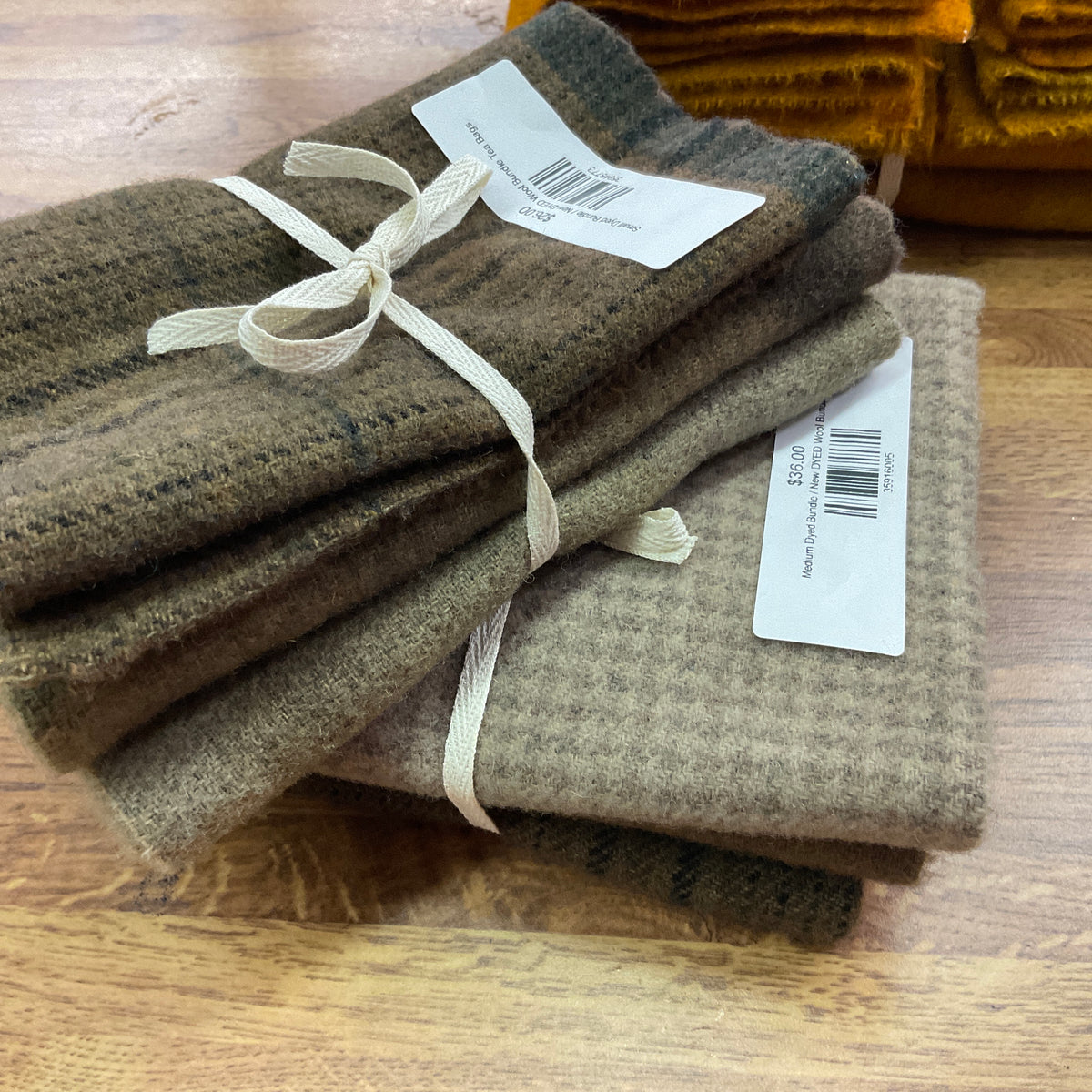 New DYED Wool Bundle Tea Bags – Searsport Rug Hooking