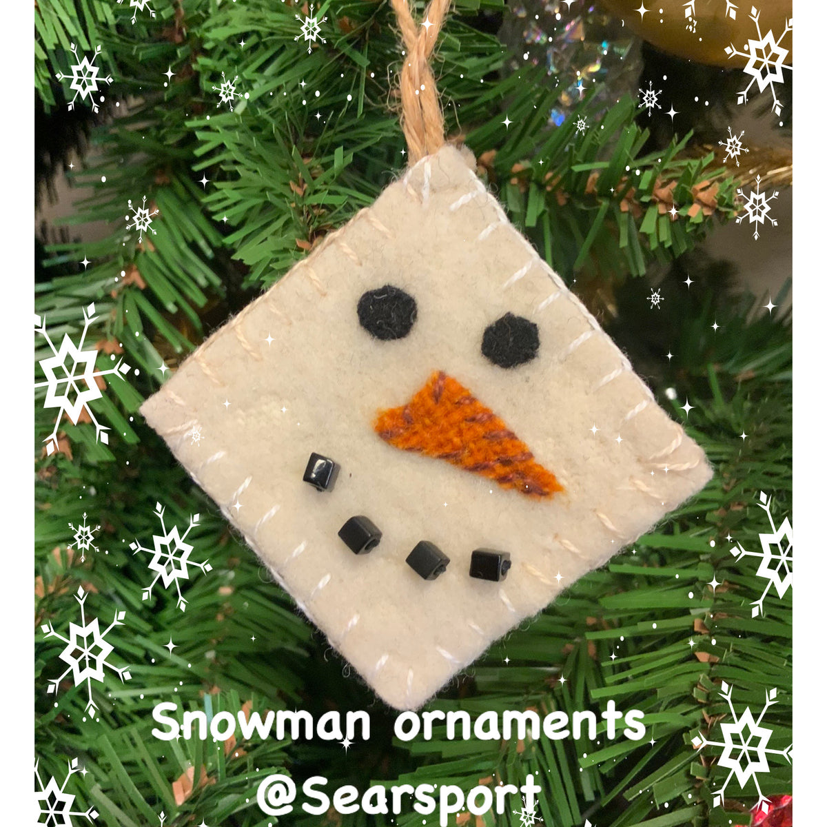 Little Ice Cube Snowmen – Searsport Rug Hooking