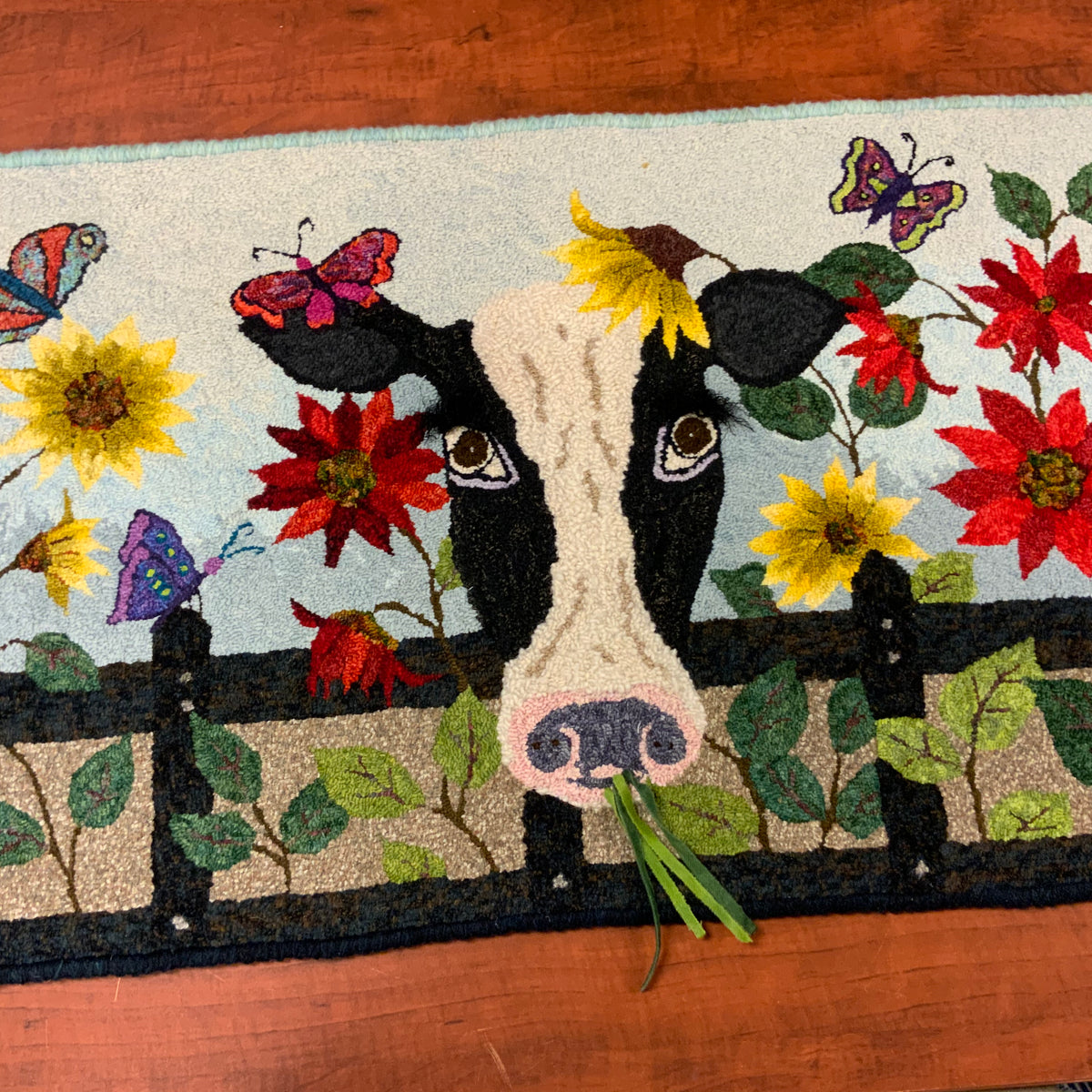Connie’s Cow – Searsport Rug Hooking