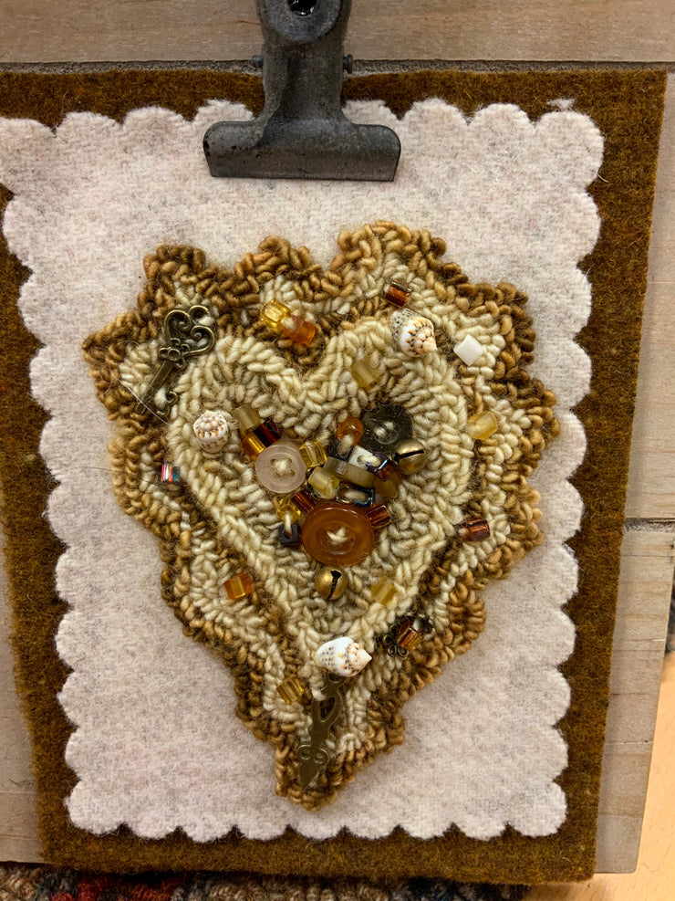 Mini Punch Heart Post Card Kits – Searsport Rug Hooking