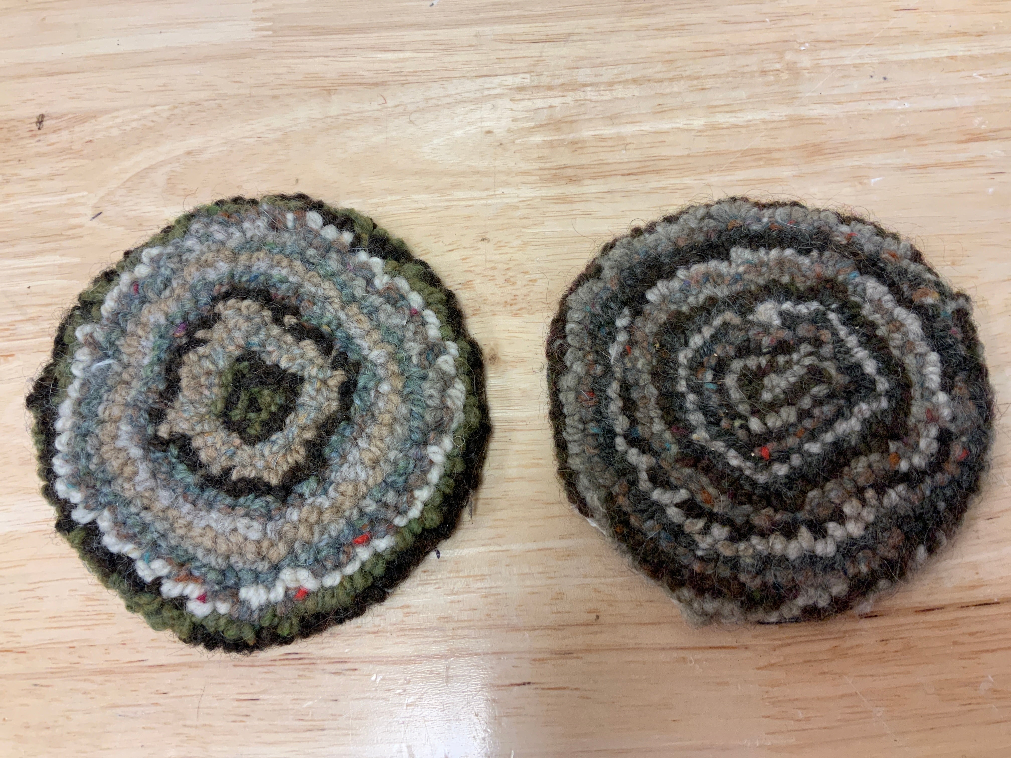 Yarn punched Coaster Kit – Searsport Rug Hooking