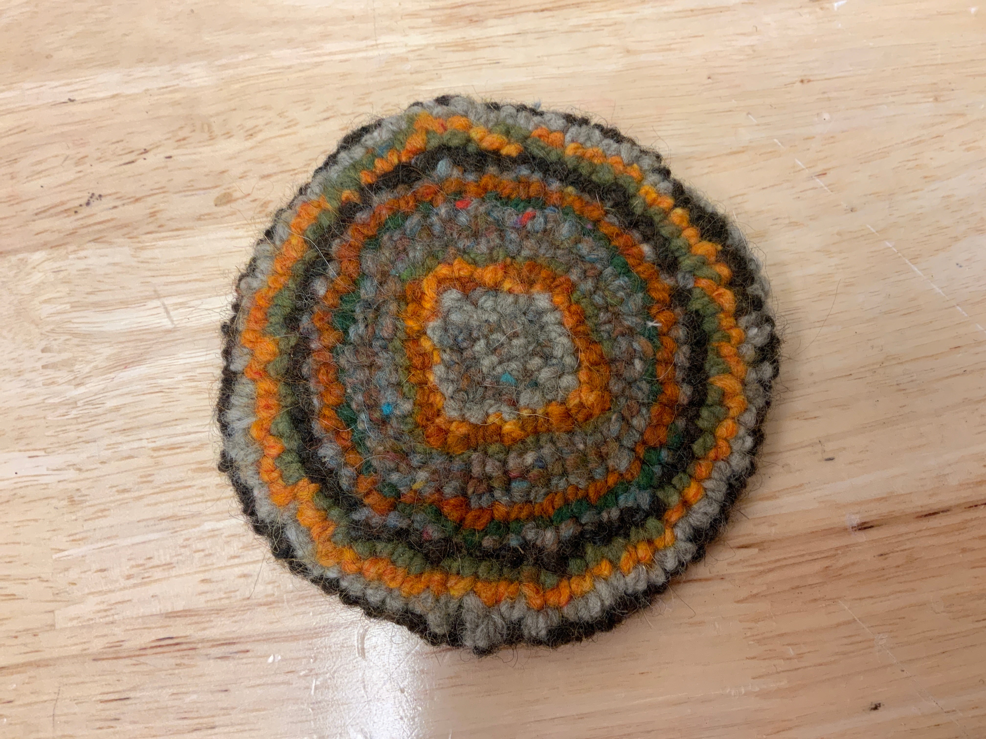 Yarn punched Coaster Kit – Searsport Rug Hooking